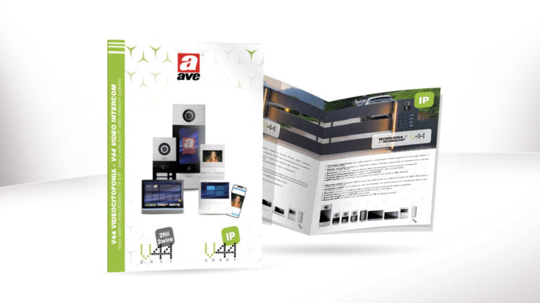 Dépliant Videocitofonia AVE V44 2 Fili e Smart - AVE S.p.A.
