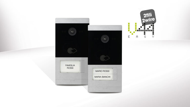 AVE 2-wire video intercom wall-mounted outdoor units - AVE S.p.A.
